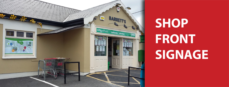 Signwest - Sign Suppliers Ireland - Barrett's of Lahardane